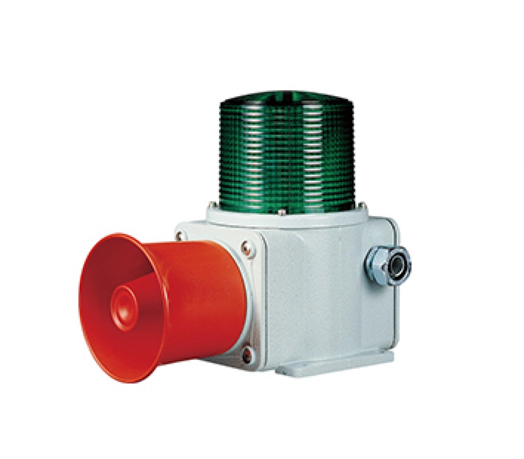 SHDL-Heavy-Duty LED Steady/Flashing Warning Light & Electric Horn ...