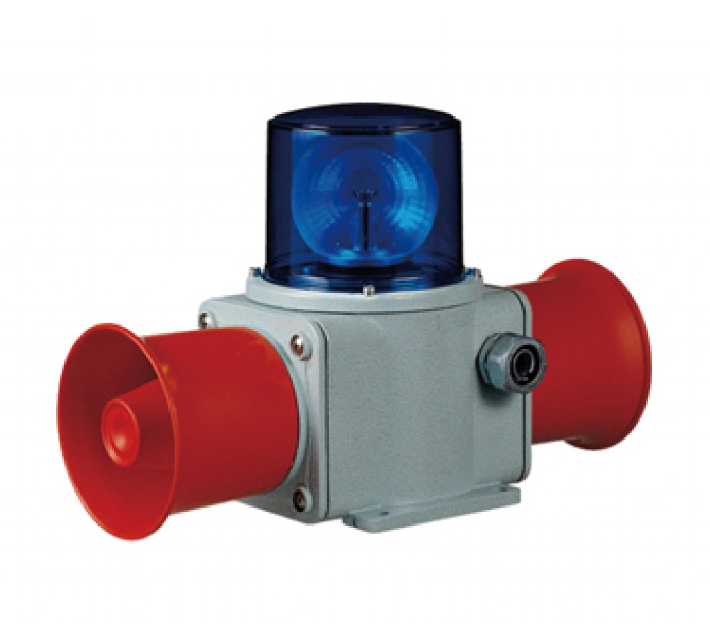 SHD2LR-Heavy-Duty LED Revolving Warning Light & Electric Horn ...