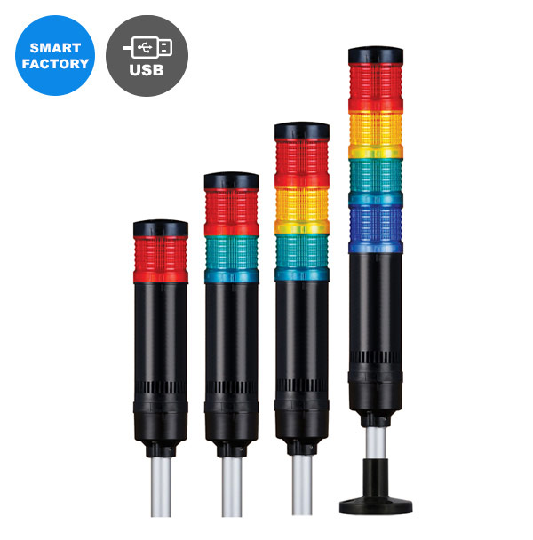 QT50L-USB – Ø50mm USB LED Tower Lights Max.90dB | Qlight Explosion ...