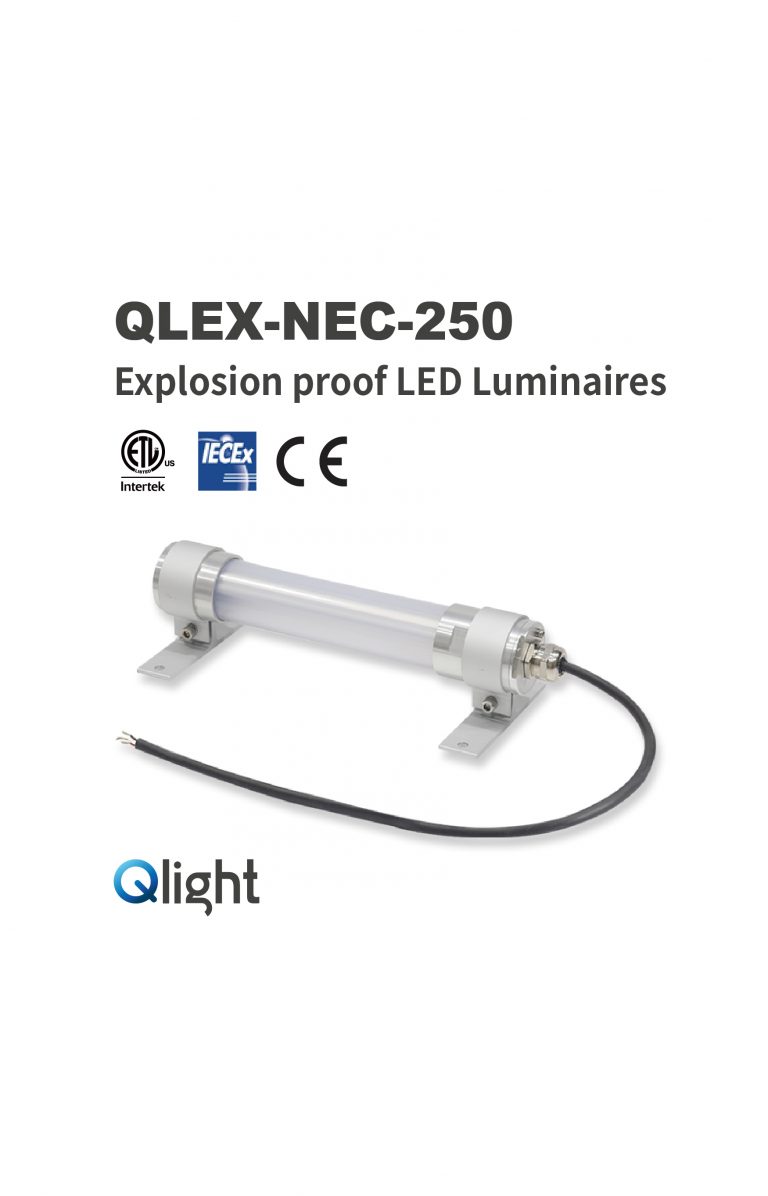QLEX-NEC-250 | Qlight Explosion proof & ATEX / IECEx products