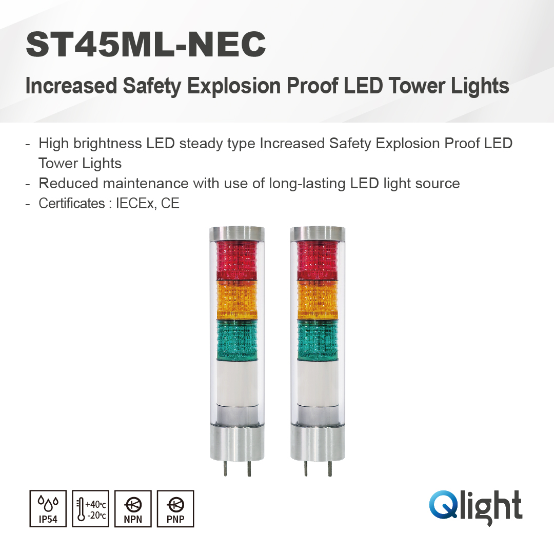 ST45ML-NEC | Qlight Explosion proof & ATEX / IECEx products